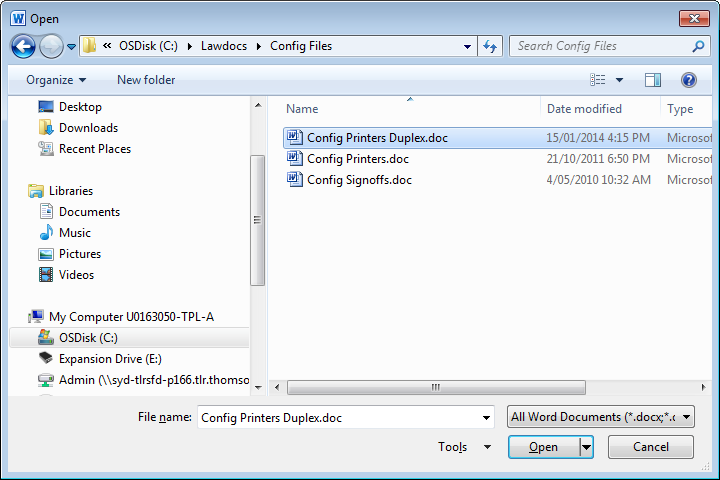 How to add, remove or delete a printer from the print macro